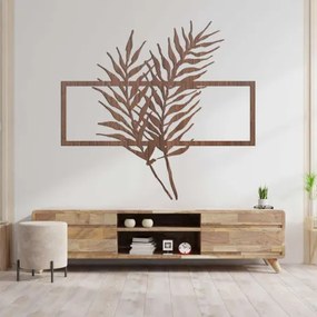 Dřevěná dekorace Tropické listy - Moderní botanický design | SENTOP HDF0303
