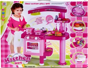 Aga4Kids Plastová kuchyňka KITCHEN 008-82 Pink