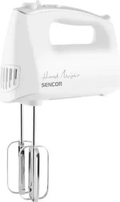 SENCOR SHM 5206WH-EUE3 bílá / Ruční šlehač / 500 W / 5 rychlostí / hně