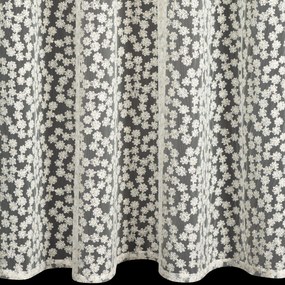 ZÁCLONA NA PÁSCE DAISY 140X270 CM BÍLÁ