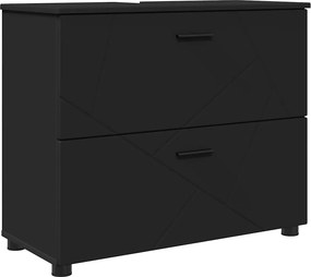 Sada koupelnového nábytku 5 ks Černá 35 x 30 x 192 cm 3393074