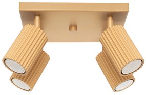 Sollux Lighting Stropní svítidlo KARBON 4 zlaté