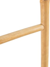 vidaXL Žebřík na ručníky s 5 příčlemi, bambus, 150 cm [43719]