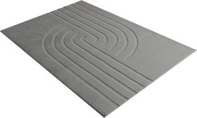 Obsession, Kusový koberec Zen Deluxe 700 Grey, 80x150, šedá, ložnice