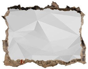 Wallmuralia Díra 3D fototapeta na stěnu Abstrakce trojúhelníky 95x64 cm