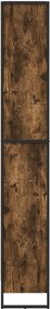 Knihovna 80 x 30 x 189,5 cm Kompozitní dřevo Kouřový dub 3403012