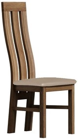 Casarredo - Komfort nábytek Dřevěná jídelní židle PARIS dub lefkas/Victoria 31