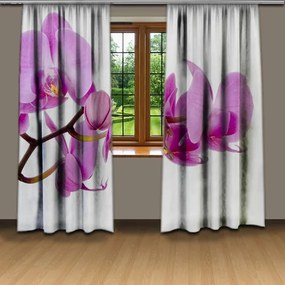 IMPAR Závěsy Růžová orchidej (Rozměr : 140x250, Materiál: Interlock)