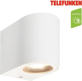 TF 322906TF TELEFUNKEN venkovní nástěnné svítidlo, ochrana proti stříkající vodě, bílé - BRILONER