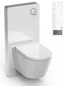WC Set 8: Sprchovací toaleta PRO+ 1102Kompletní systém a sanitární modul 805 Bílá