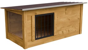 Zateplená bouda pro psa s oknem 130x65x60cm