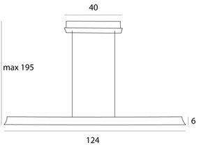 MAXLIGHT P0595 - LED Lustr na lanku JO-JO LED/38W/230V antracit
