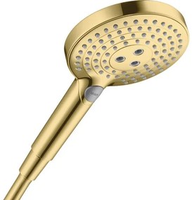 Hansgrohe Raindance Select S Ruční sprcha 12,5 cm, s EcoSmart, leštěné zlato 26531990