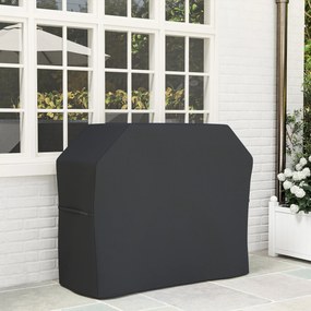 Outsunny Kryt na gril Ochranný kryt na gril, odolný proti povětrnostním vlivům, 147 x 61 x 120 cm, černý