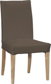 Potah na židli IKEA  Henriksdal, krátký barva hnědá látka pletený vzor