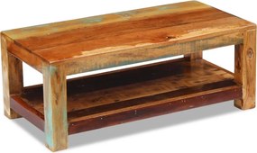 vidaXL Konferenční stolek masivní recyklované dřevo 90x45x35 cm [243322]