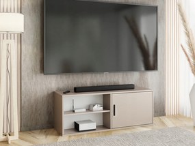 TV skříňka ROJO 2 kašmír otevřená TV skříňka s policí