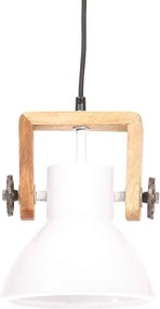 Industriální závěsné svítidlo 25 W bílé kulaté 19 cm E27 320540