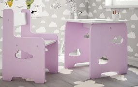 Dětská židle a stůl se zásuvkou  - různé barvy
