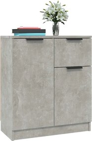 Příborníky 2 ks betonově šedé 60 x 30 x 70 cm kompozitní dřevo 3115815