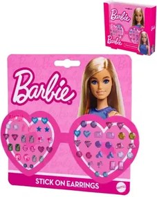 MATTEL Náušnice nalepovací Barbie / 24 ks / Plast / Pro holky
