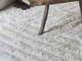 Lorena Canals, Vlněný koberec Dunes - Sheep White, 80x140, bílá, ložnice