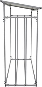 Přístřešek na palivové dřevo + ochranná plachta Ruston Aluminium XL – antracitová