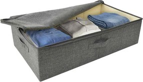 Úložný box textil 70 x 40 x 18 cm antracitový 332903