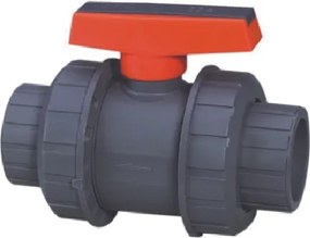 Poolservis Bazénový kulový dvoucestný ventil 40 mm standard