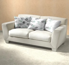 Dadka Povlečení bavlna Agáta mentolová na bílém  200x200, 2x70x90 cm