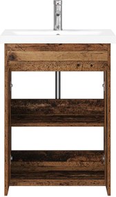 Sada koupelnového nábytku Staré dřevo 61 x 40 x 84,5 cm 3404280