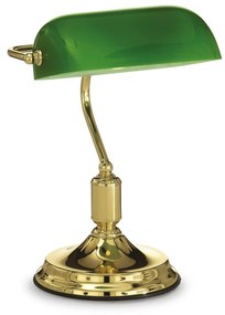 Ideal Lux Stolní lampa LAWYER TL1 OTTONE