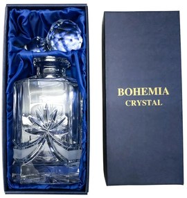 Onte Crystal Bohemia Crystal ručně broušená karafa na whisky Mašle 800 ml