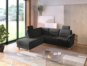 XXXLutz ROHOVÁ SEDAČKA, textil, černá Sit & More - Sedací soupravy - 000144019779