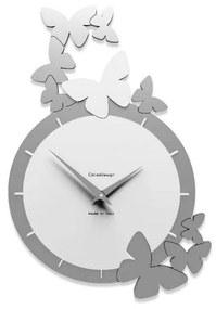 Designové hodiny 50-10-2 CalleaDesign 47cm (více barev) Barva šedomodrá tmavá-44 - RAL5014