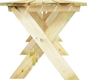 vidaXL Zahradní stůl 220 x 73 x 70 cm impregnované borové dřevo [318426]