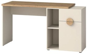 MELO | psací stůl ME8 | 130/170 cm | UNI provedení | kašmír/artisan