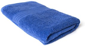 Bavlněný ručník Linteo 70x140 cm tmavě modrý