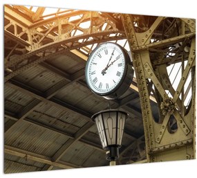 Obraz - Nádražní hodiny (70x50 cm)