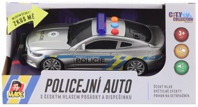 Policejní auto na setrvačník s českým zvukem