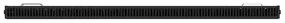 Mexen CL11 Line, panelový radiátor 600 x 1800 mm, boční připojení, 1410 W, černá, W411L-060-180-70