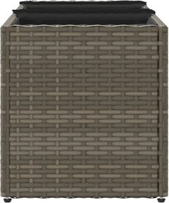 Zahradní truhlíky se 3 květináči 2 ks šedé 105 x 30 x 32 cm 3210524