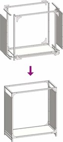 vidaXL Stojan na palivové dřevo Ocel válcovaná za studena [864201] Barva: antracitová