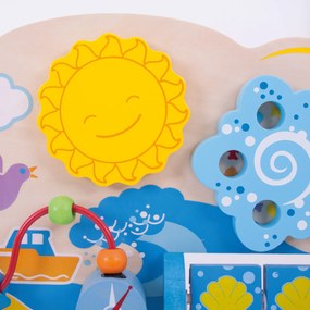 Bigjigs Toys Dřevěná motorická deska moře