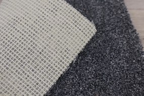 Vopi, Metrážový koberec Apollo Soft antra - neúčtujeme odřezky z role, na míru, šíře 2m,3m,4m, šedá, ab (mřížka), ložnice