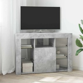 vidaXL Rohový LED TV stojan 100x40x68cm Kompozitní dřevo [889794] Barva: Bílá