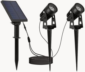 Sada solárních zahradních LED svítidel Roundy, 2 díly