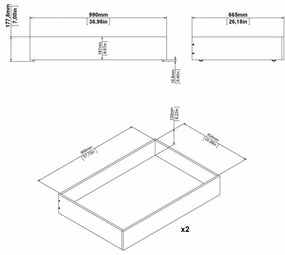 Tvilum Úložný prostor Simplicity 108 černý MAT
