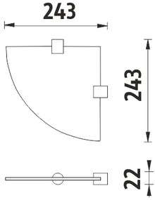 Nimco Rohová police BORMO - BR 11091RB-26