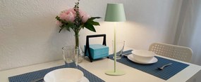 Toolight Toolight, dotyková LED noční stolní lampa 5W, 3 barvy světla, USB napájení, APP1368-T GREEN, světle zelená, OSW-08630